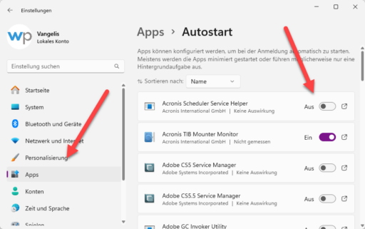 Windows 11 Autostart: Programme hinzufügen und entfernen